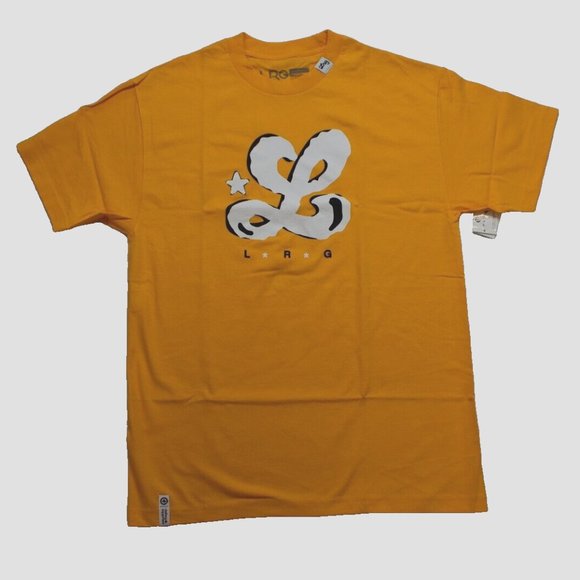 Lrg | Shirts | Lifted Research Group Mens Lrg Shakey L Logo Gold Shirt ...